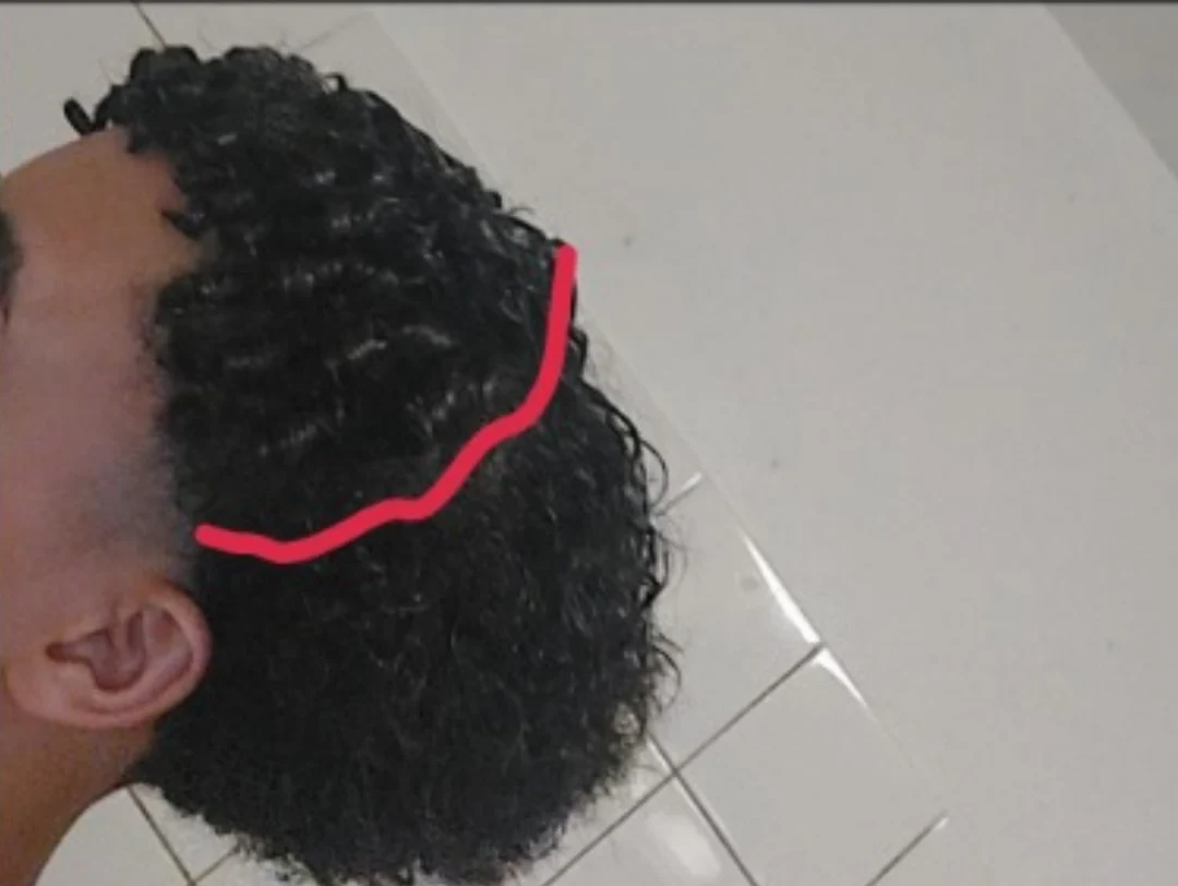 Back of hair doesnt fingercoils as nicely as the front does | Scrolller