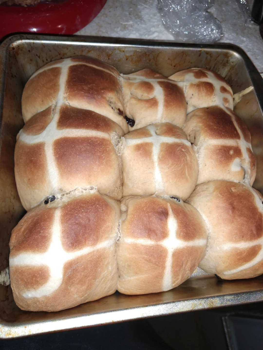 Hot Cross Buns... First Attempt. | Scrolller