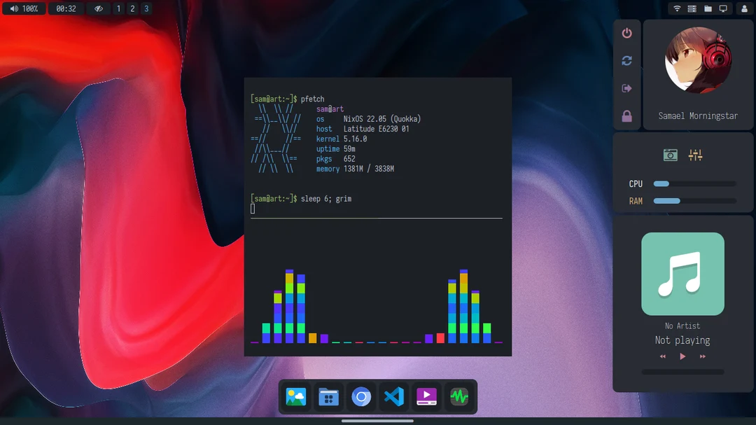 [Sway] Recreating Maui-Shell in sway | Scrolller