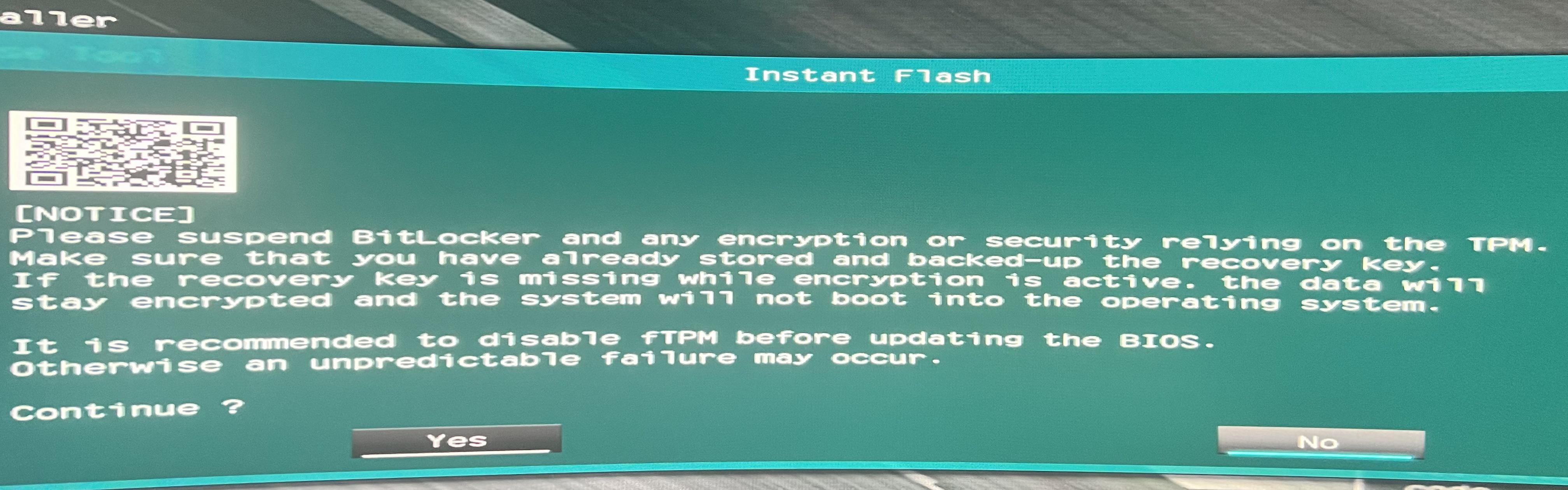 Trying to update bios but worried about this, what do I do? | Scrolller