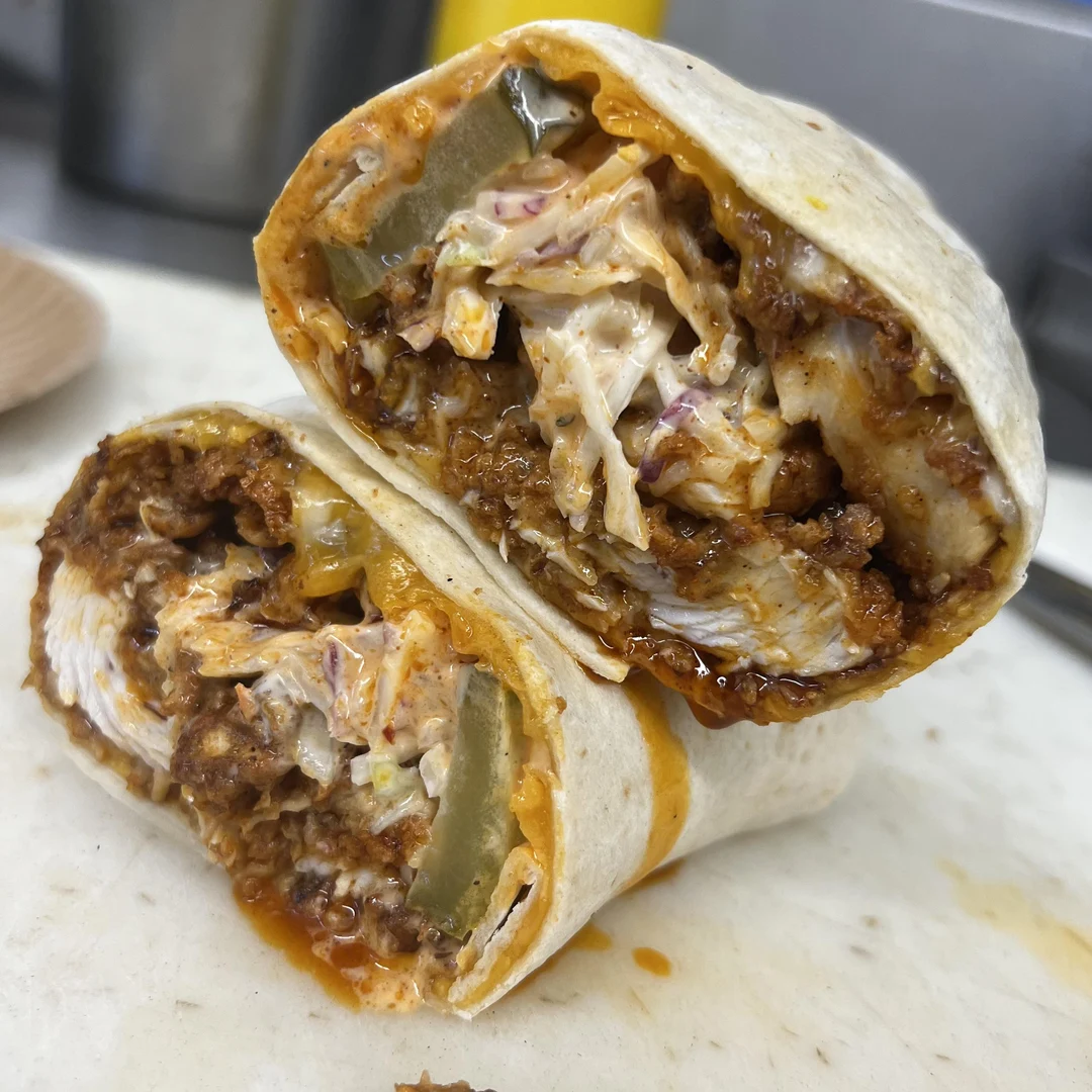 Made myself a Nashville Hot chicken Wrap! | Scrolller