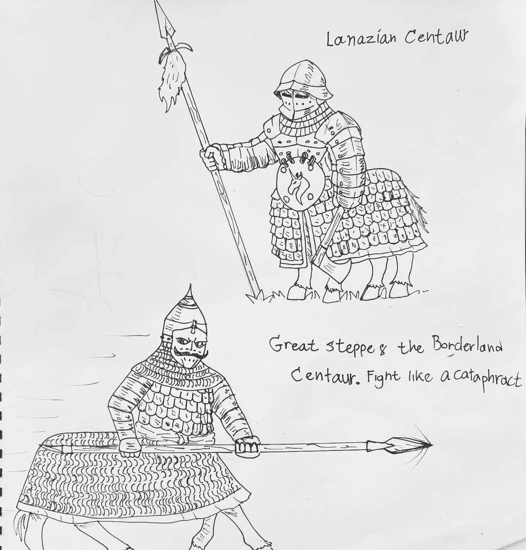 Armoured centaur, by me | Scrolller