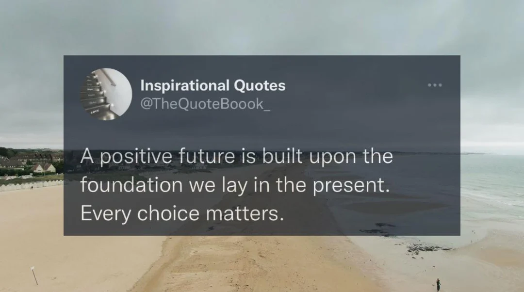 Use the present to build your future! | Scrolller