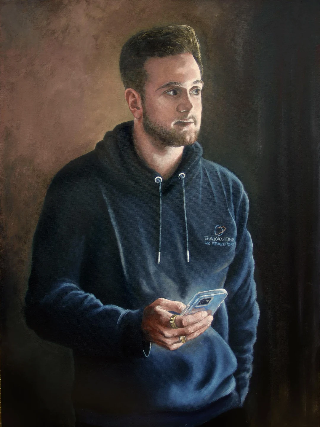 “Distracted”. Portrait of my son. [Oil on Canvas, 80 x 60cm] | Scrolller