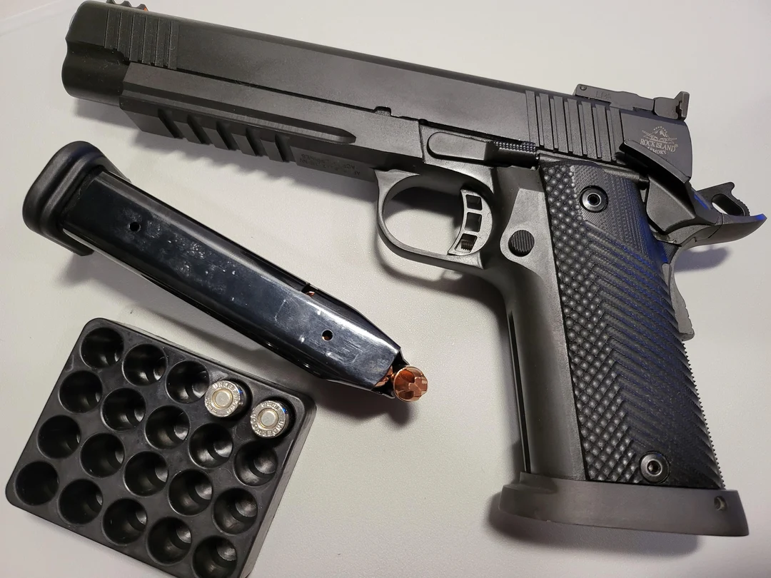 Your 9mm is cool, but my double stack 10mm holds this many. | Scrolller