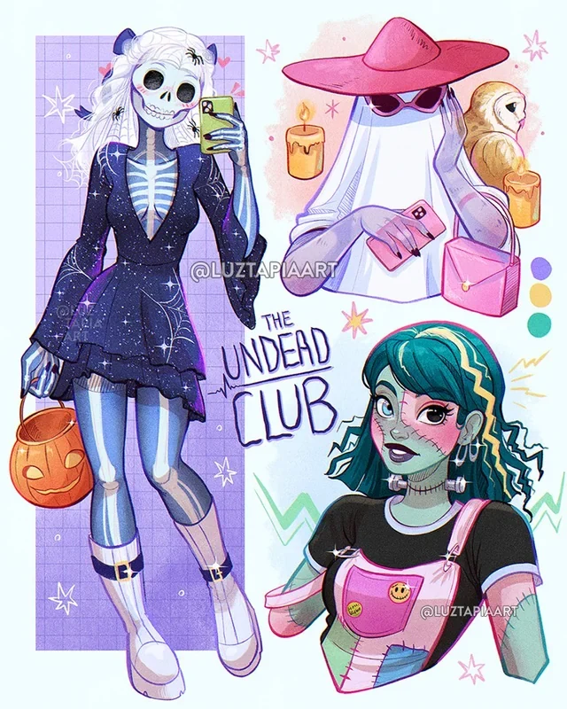 The Undead Club by Luz Tapia | Scrolller