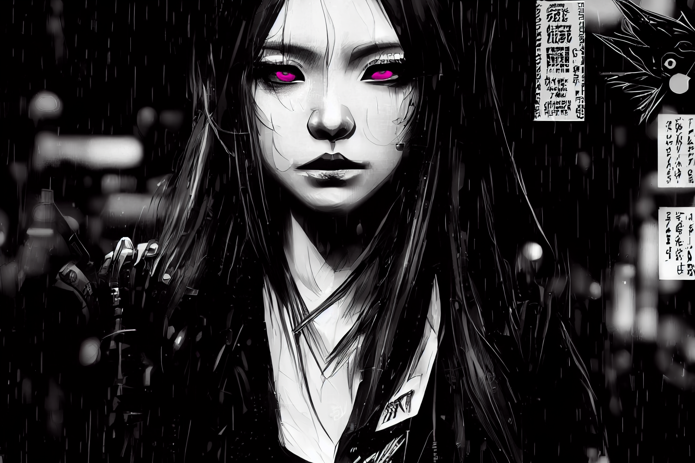 Cyberpunk Female Assassin By Last Starfighter | Scrolller