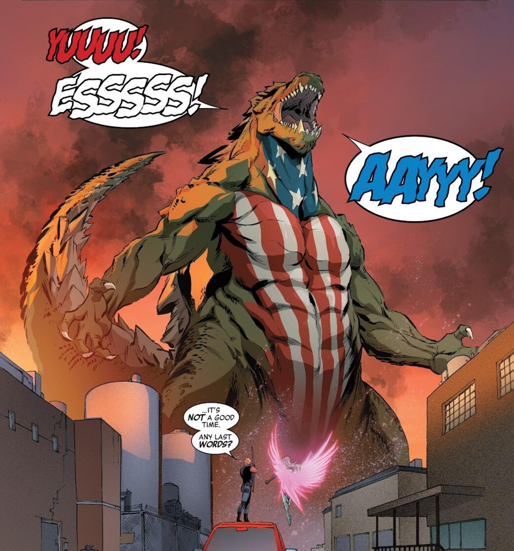 Behold, American Kaiju AKA: Marvel's Godzilla. | Scrolller