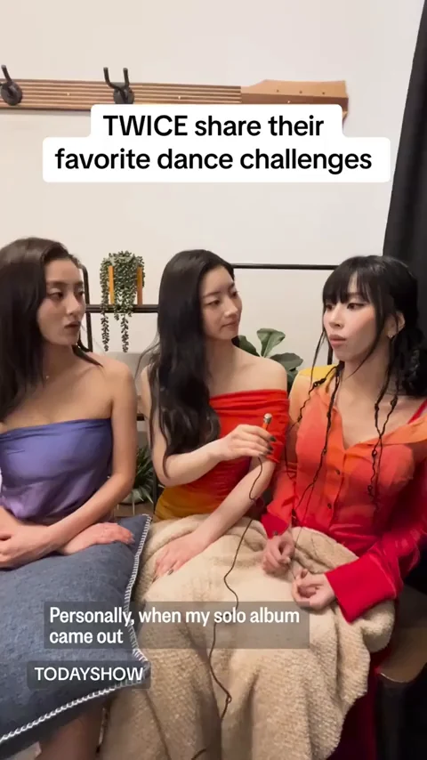 240228 Today Show TikTok Update - TWICE share their favorite dance challenges | Scrolller