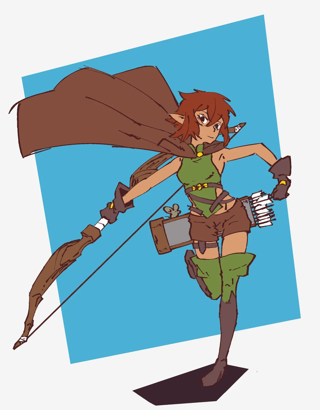 tomboy elf ranger by /tg/ anon | Scrolller