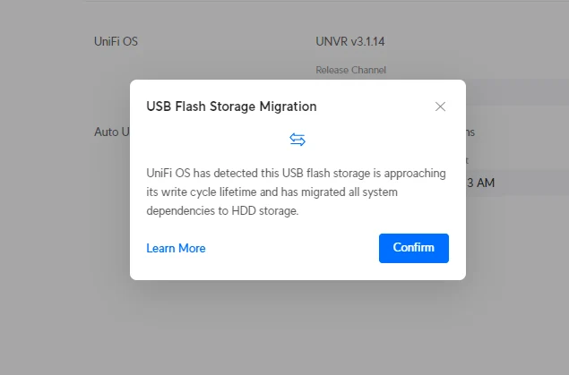 What's this mean? Is the internal storage about to die on this unit? | Scrolller