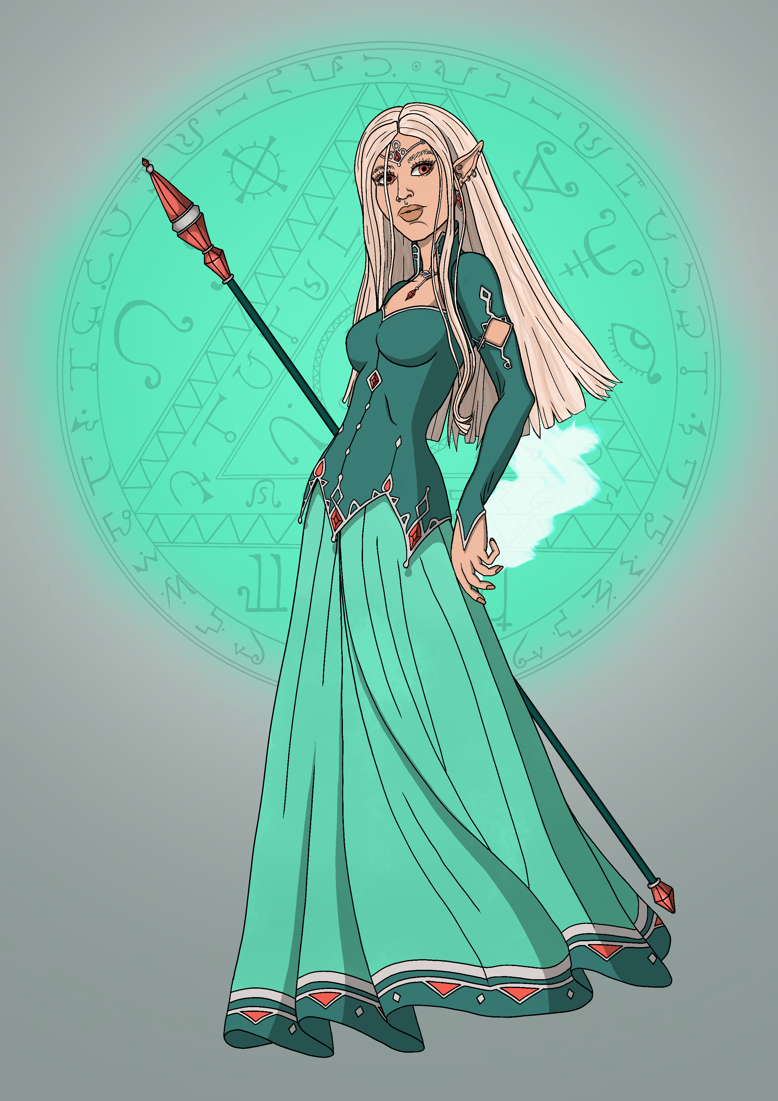 [OC] Elven Abjuration Mage | Scrolller