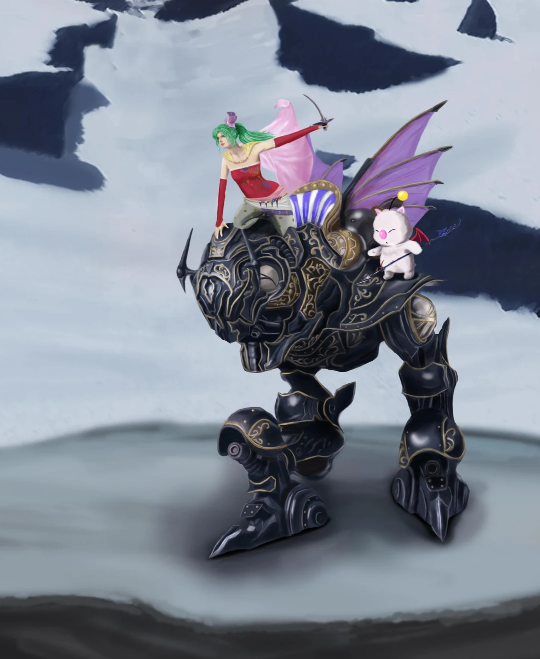 Terra with her Magitek armour | Scrolller