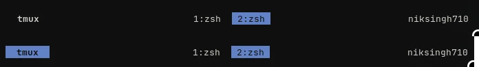 [TMUX] Minimal Bar with prefix indicator | Scrolller