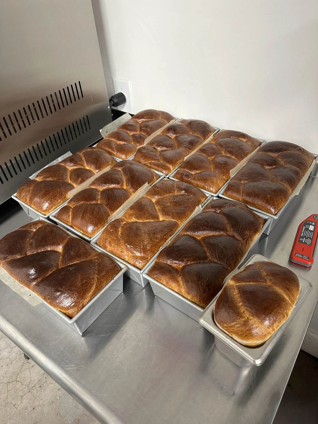 9 full brioche loaves and 1 lil guy | Scrolller