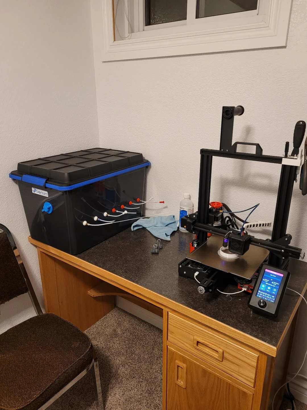 Finally finished my drybox and gave my printer a dedicated home. | Scrolller