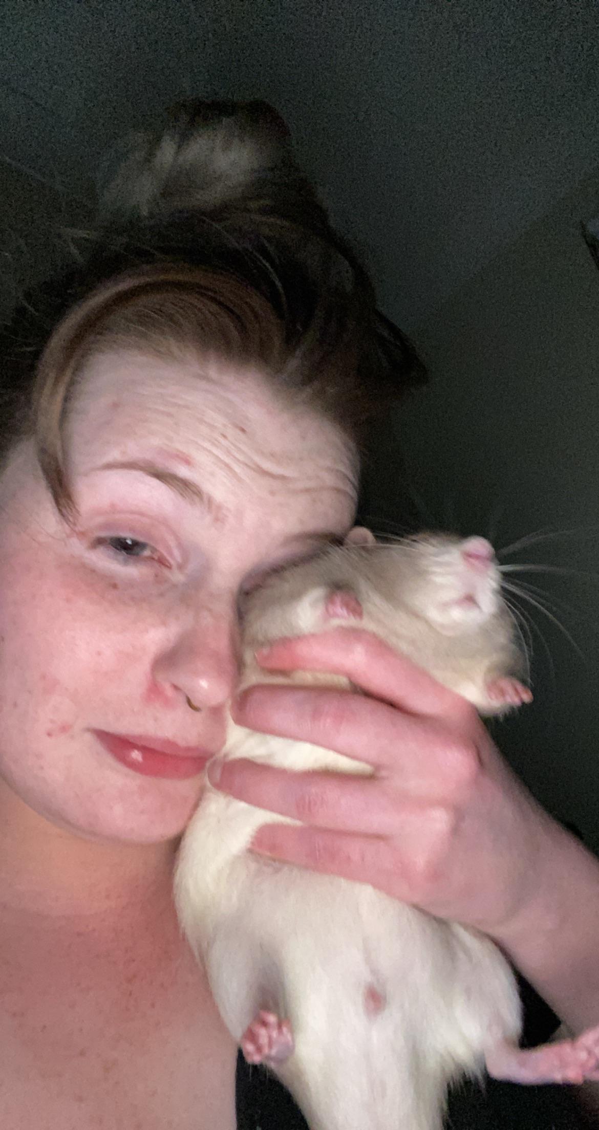 has everyone else recreated girl wiping her tears with a hamster? | Scrolller