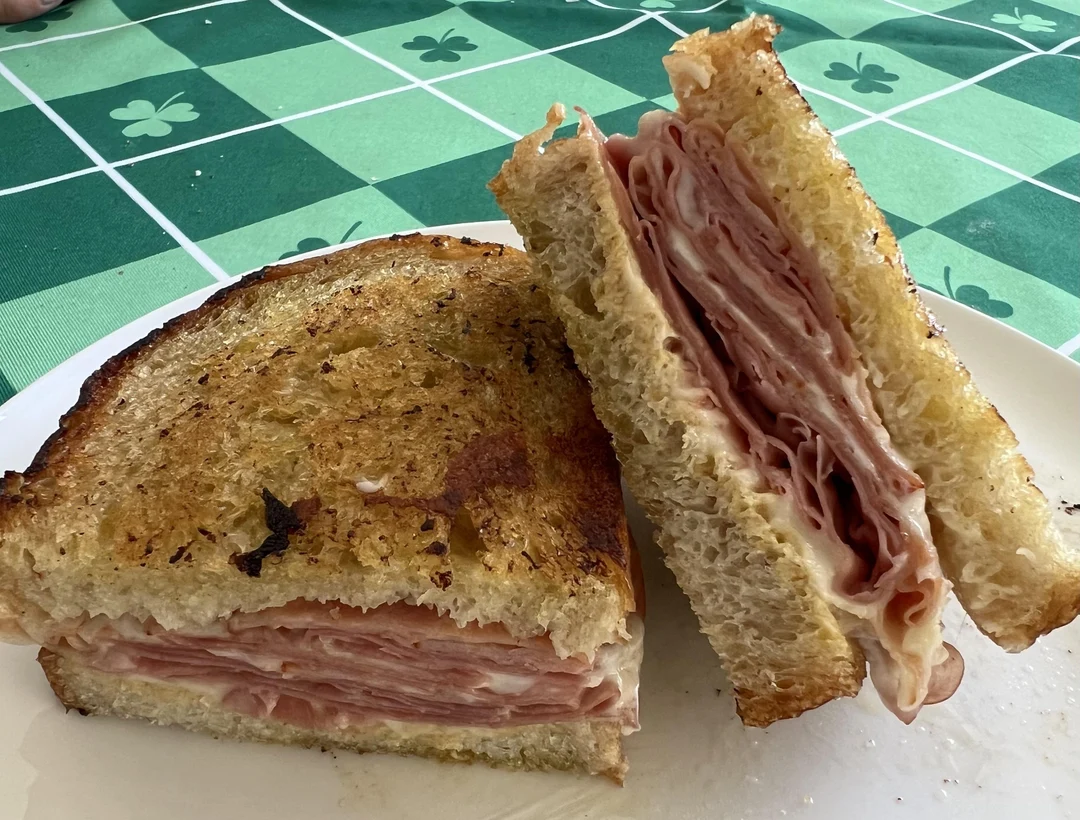 I made the Bourdain special on my own sourdough. Unreal. Cheers Tony! | Scrolller