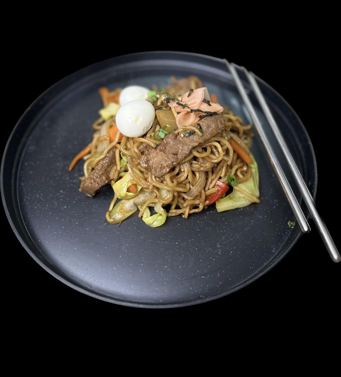 [homemade] mongolian beef yakisoba | Scrolller