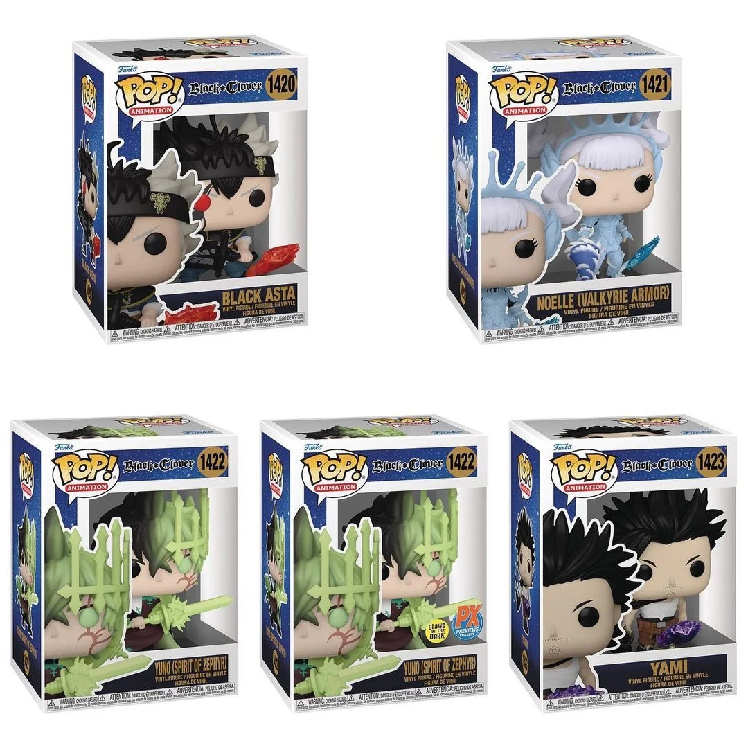 First looks at the new Black Clover Funko Pop wave | Scrolller