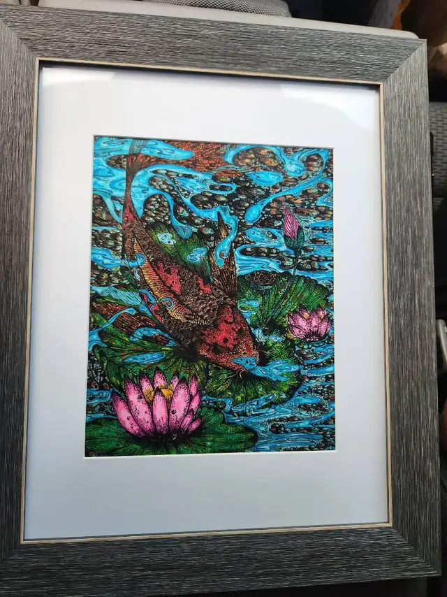 Koi Fish, ‘Kirbs’(my dad), 2023 | Scrolller