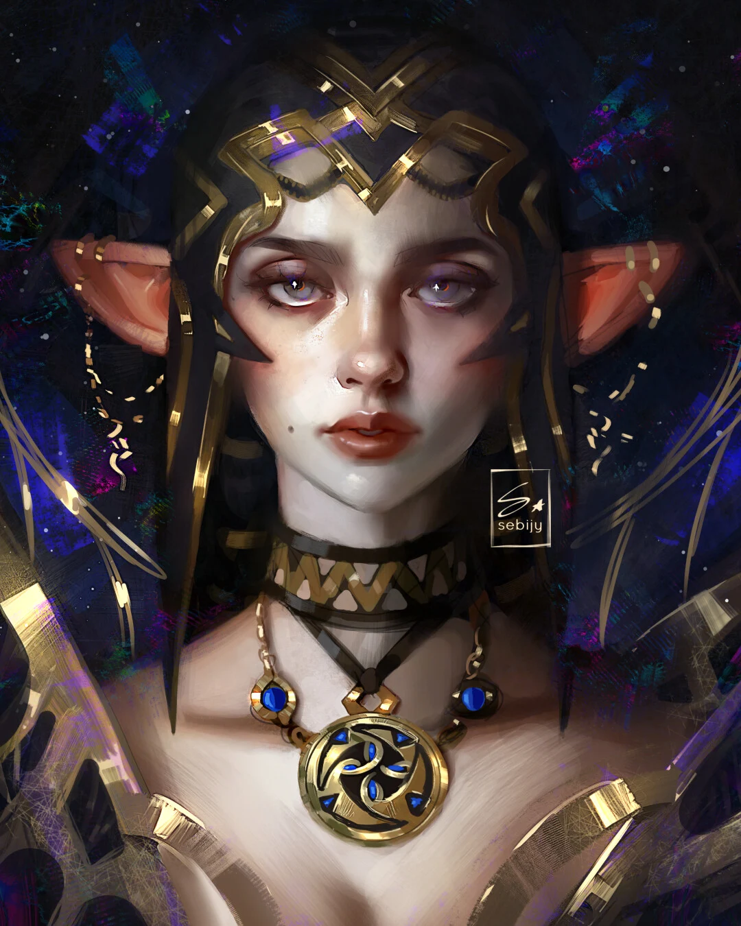 Hildur The Queen of the Elves by Sebijy | Scrolller