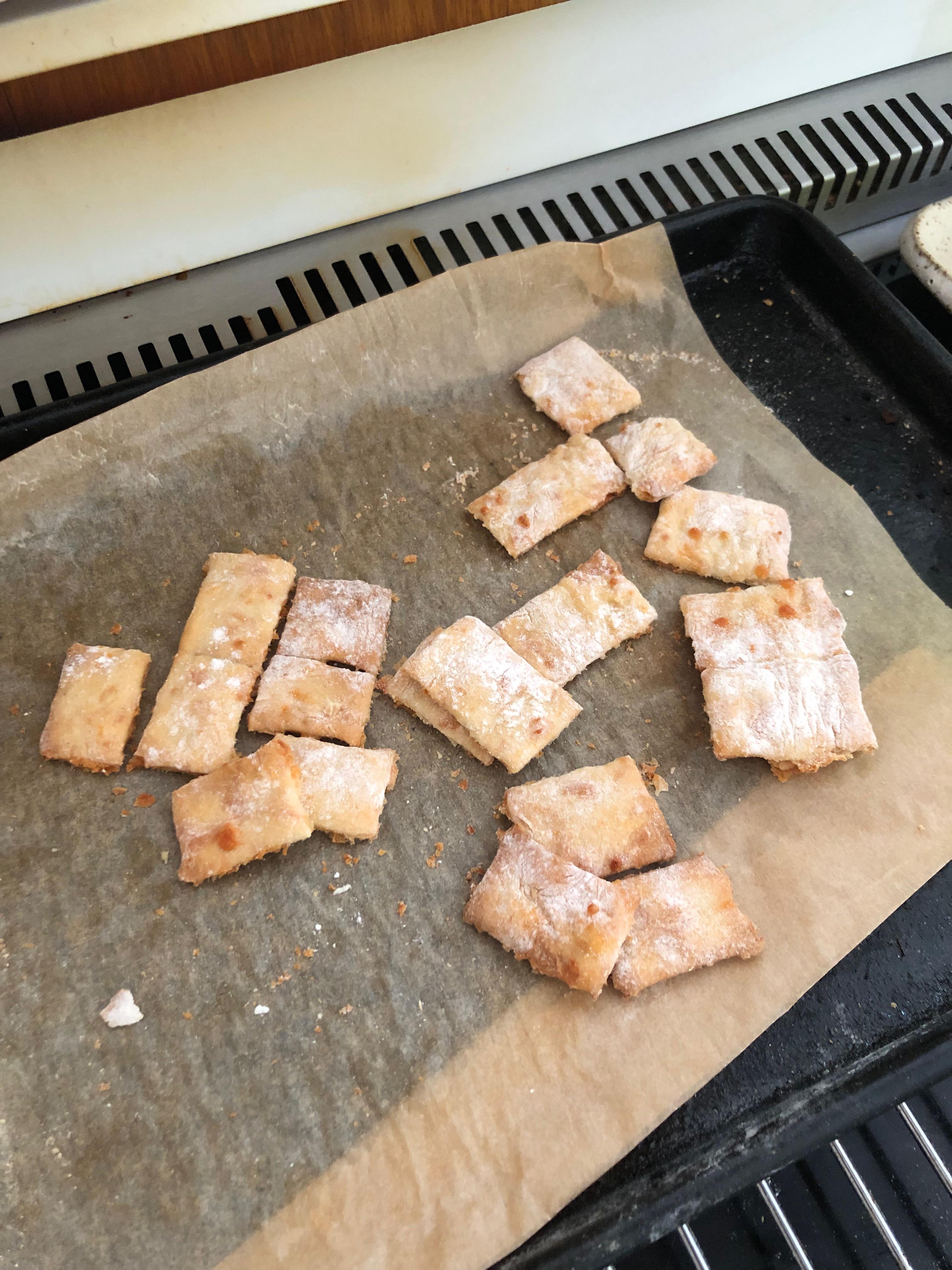 Discard Parmesan Crackers! | Scrolller