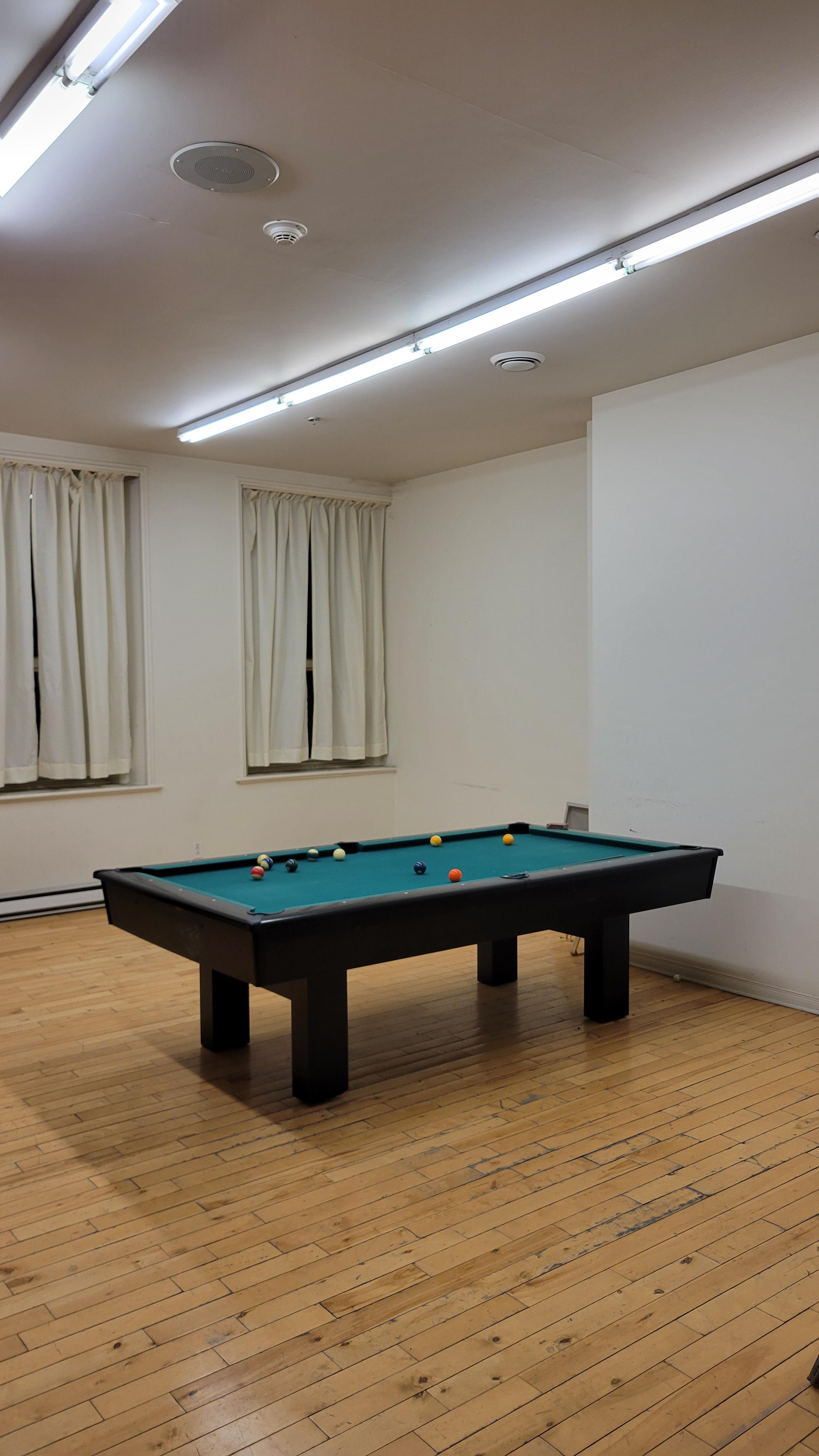 Pool table in retirement home | Scrolller