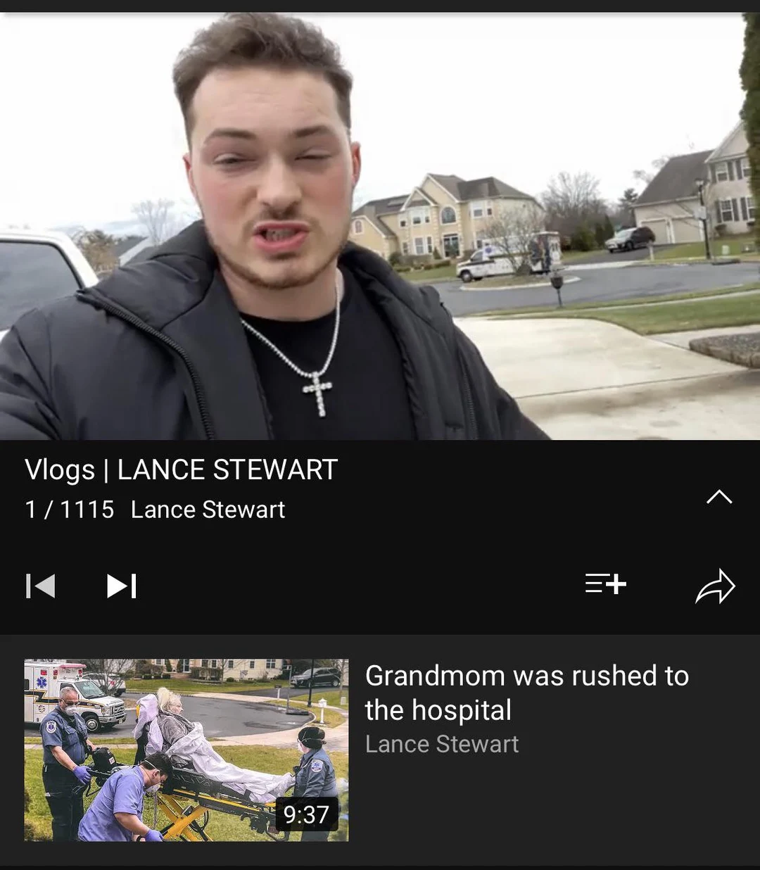 Filming your grandma being taken to hospital in an ambulance for views | Scrolller