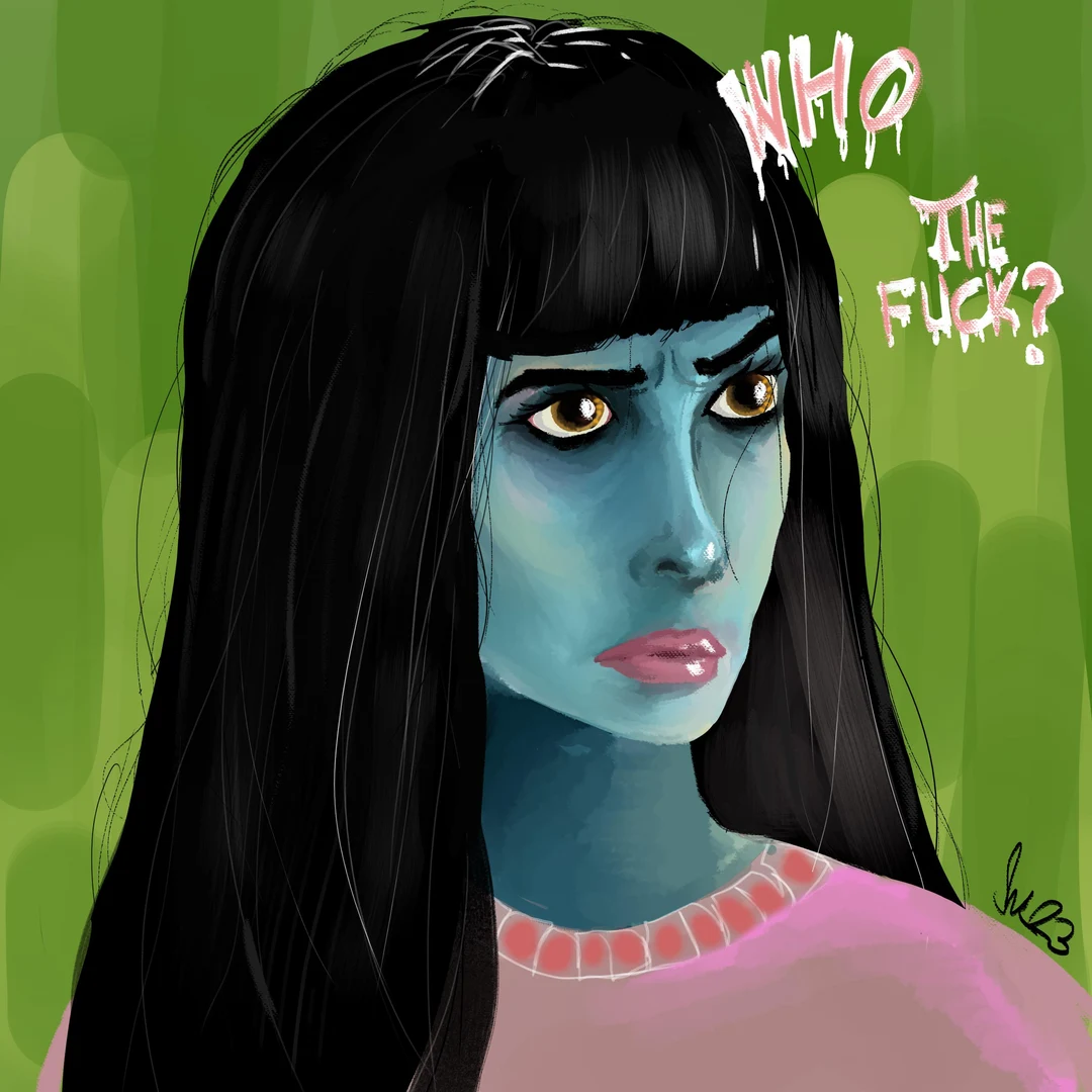 “who?”, Me, digital, 2023 | Scrolller