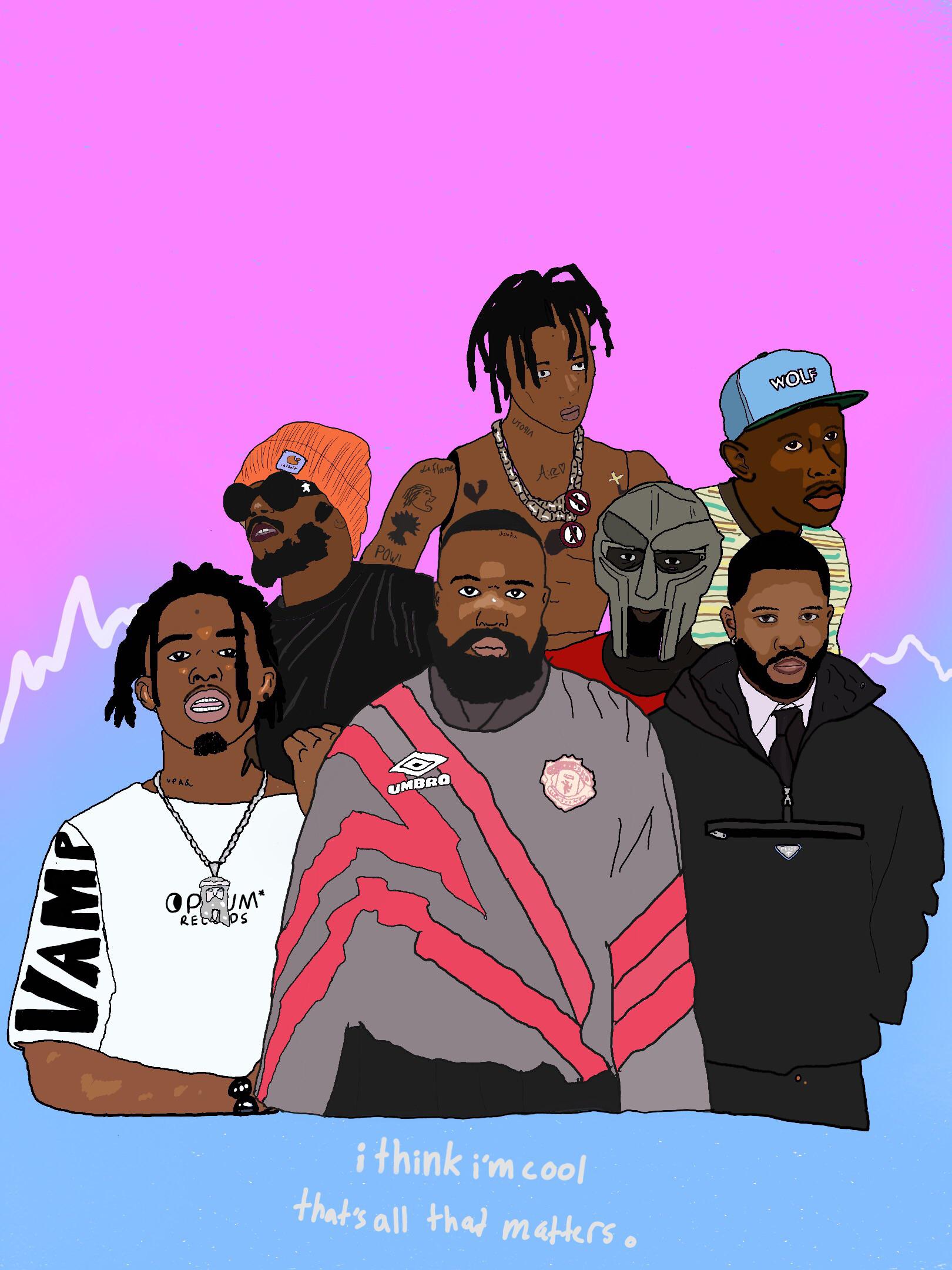 A iPad wallpaper I drew | Scrolller