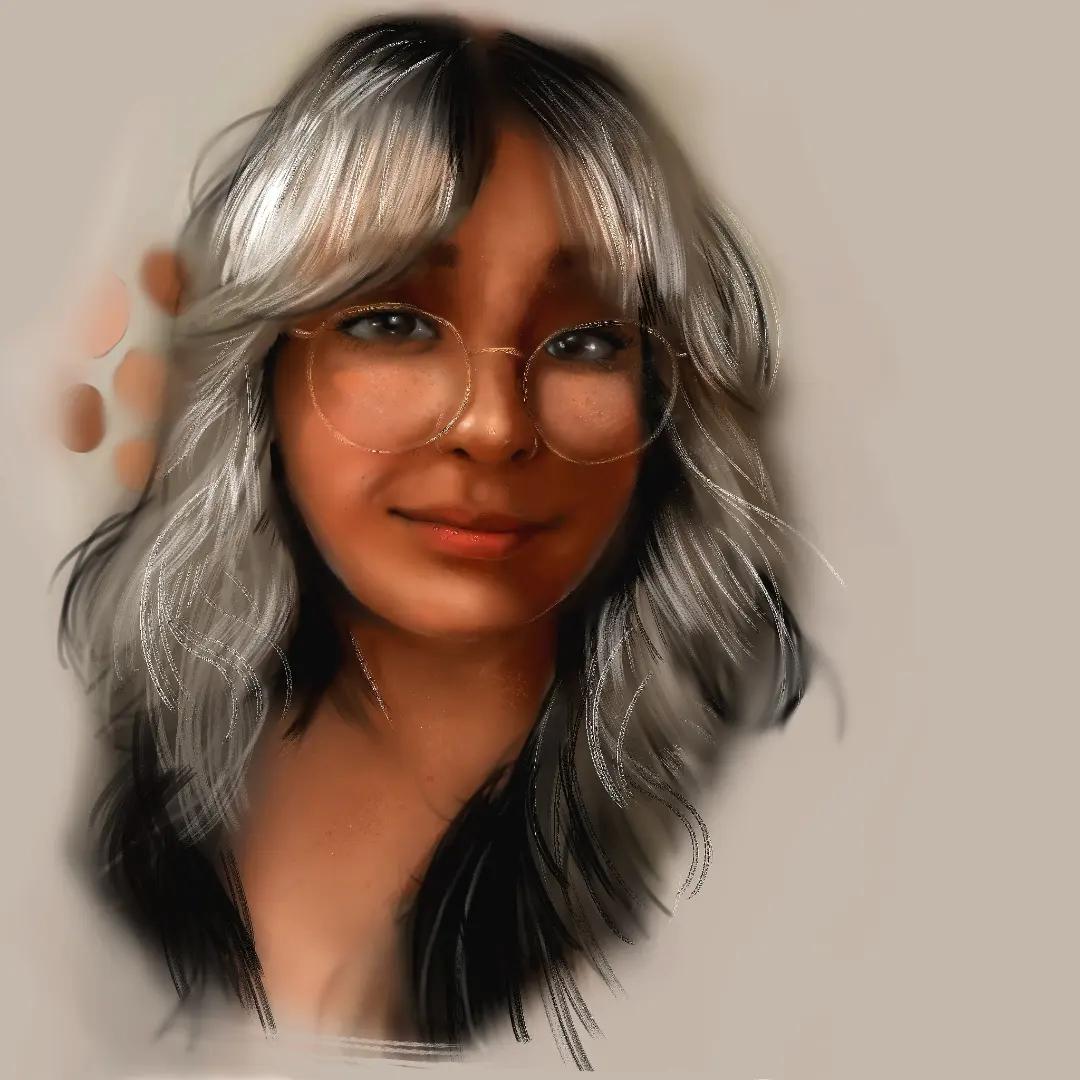 Portrait Study, Me, Digital, 2022 | Scrolller