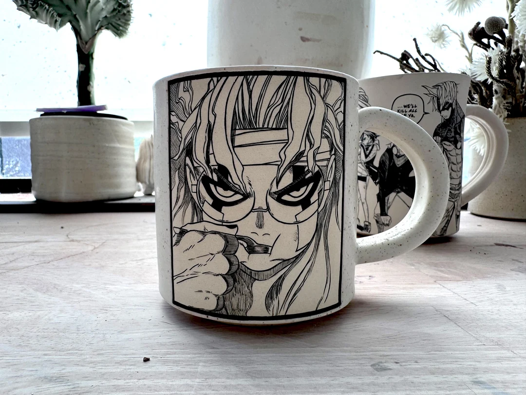 (OC) I painted Okarun on a mug! [DanDaDan] | Scrolller
