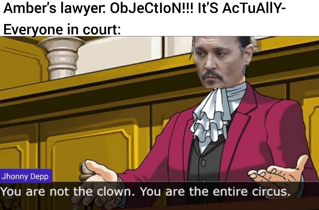 Seriously, That dumb fuck more helping and motivating Johnny than his own lawyer. | Scrolller