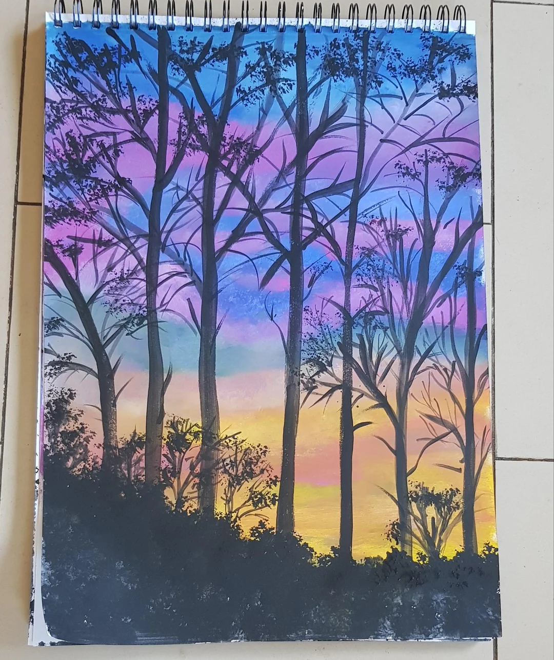 Scenery,me,acrylics,2022 | Scrolller