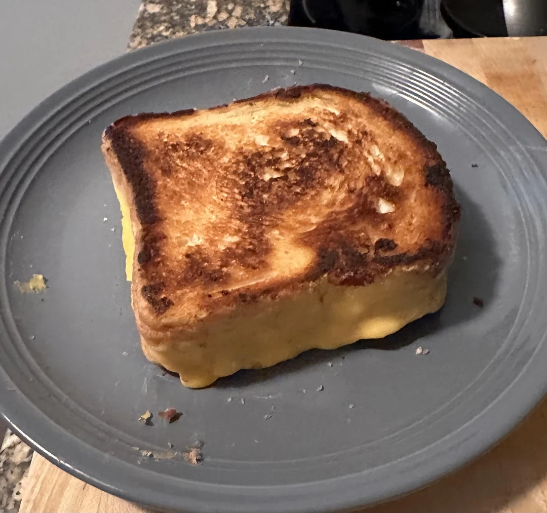 My basic grilled cheese. | Scrolller