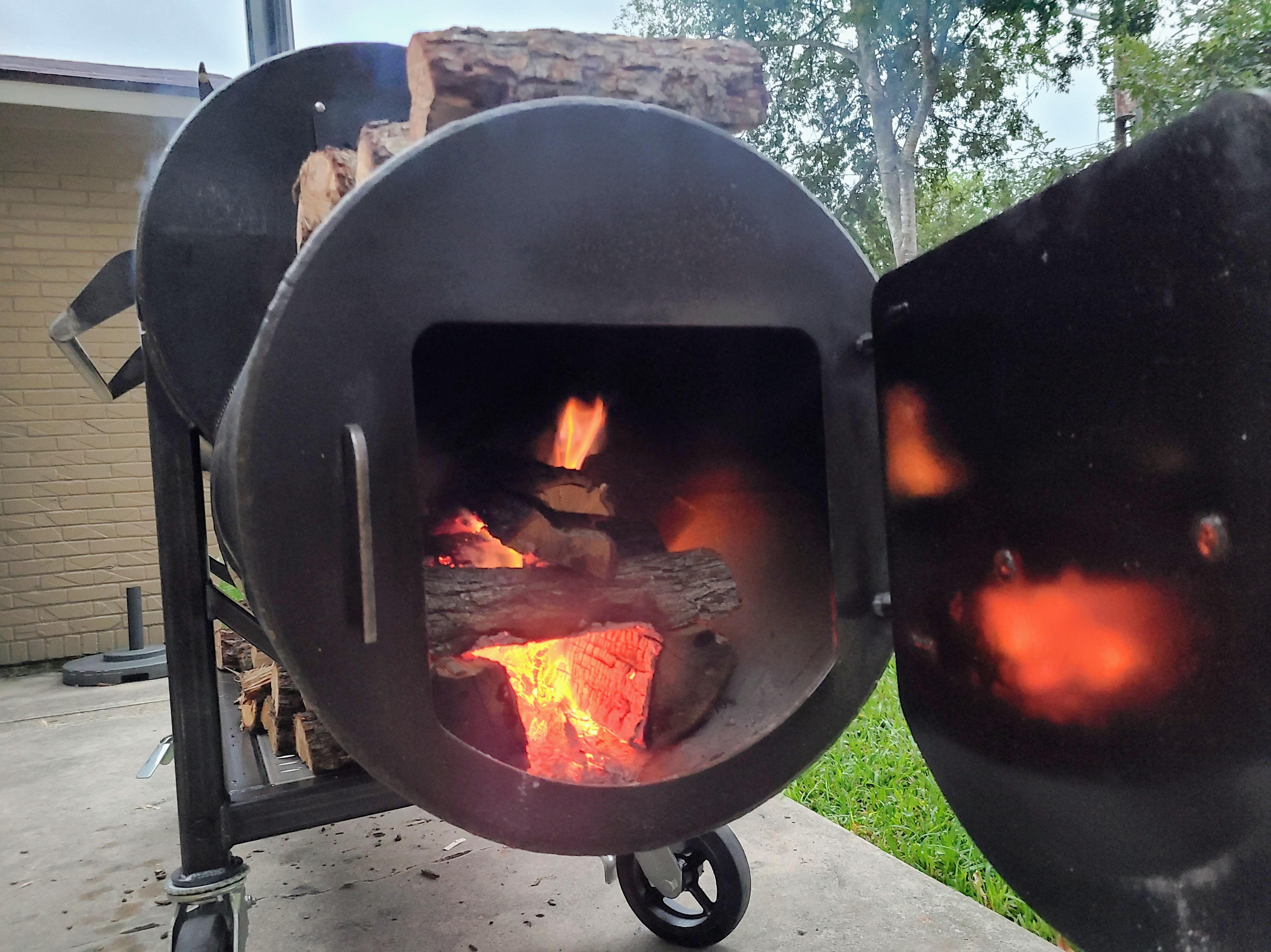 Good morning! Burning pecan, just put some beef ribs on. What do y'all got? | Scrolller