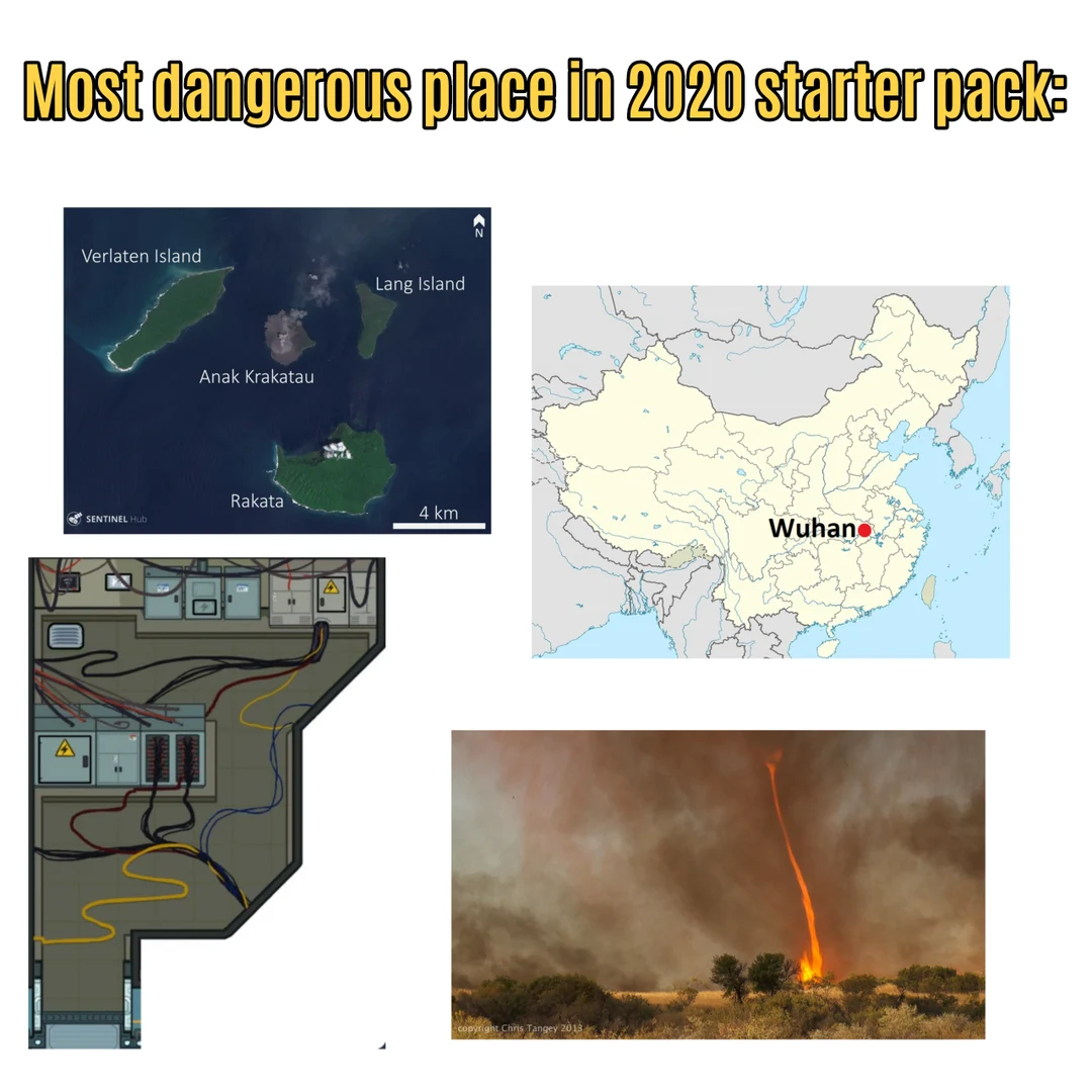 The most dangerous place in 2020 starter pack | Scrolller