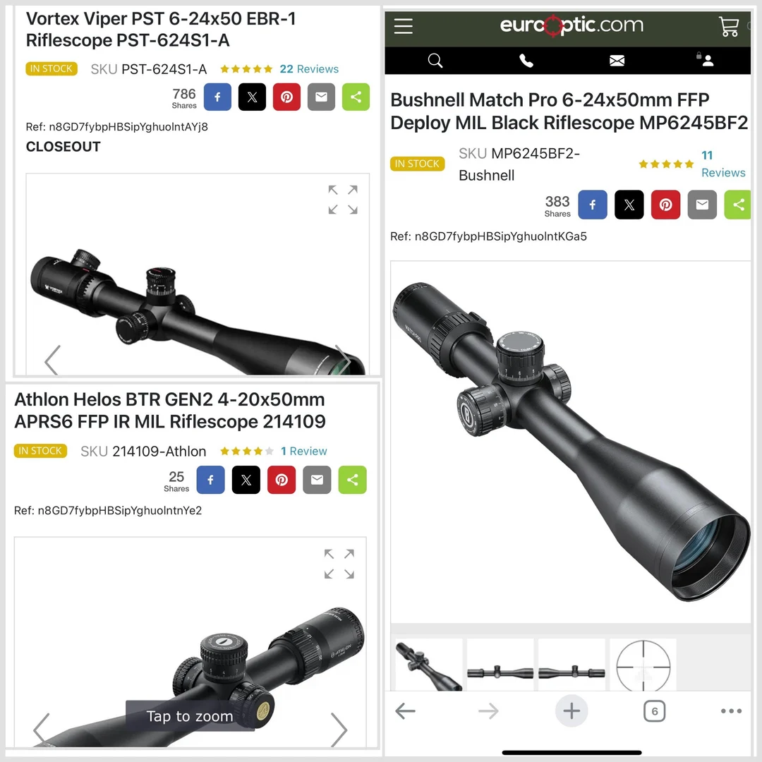 Which scope for my just shipped psa Sabre m110 at home? | Scrolller
