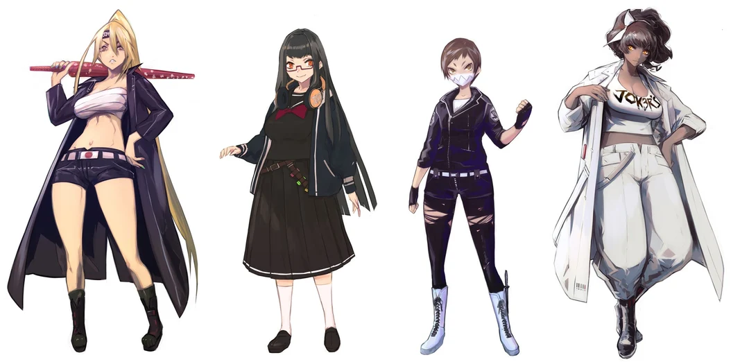 [OC] Team J0K3RS Character Designs - Bosozoku Streetwear | Scrolller