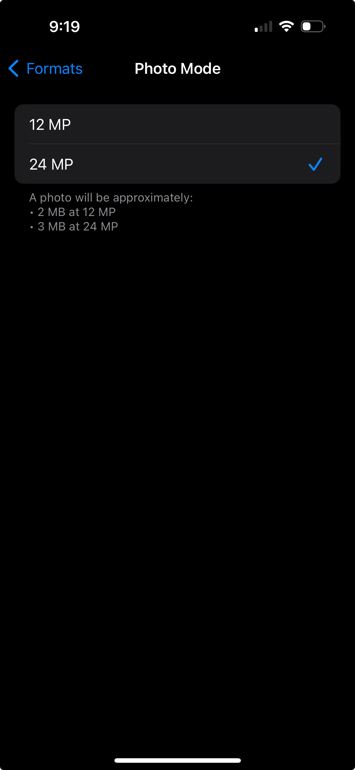 Any reason why I'm missing the 48 MP Photo Mode option on my iPhone 15 Pro? | Scrolller