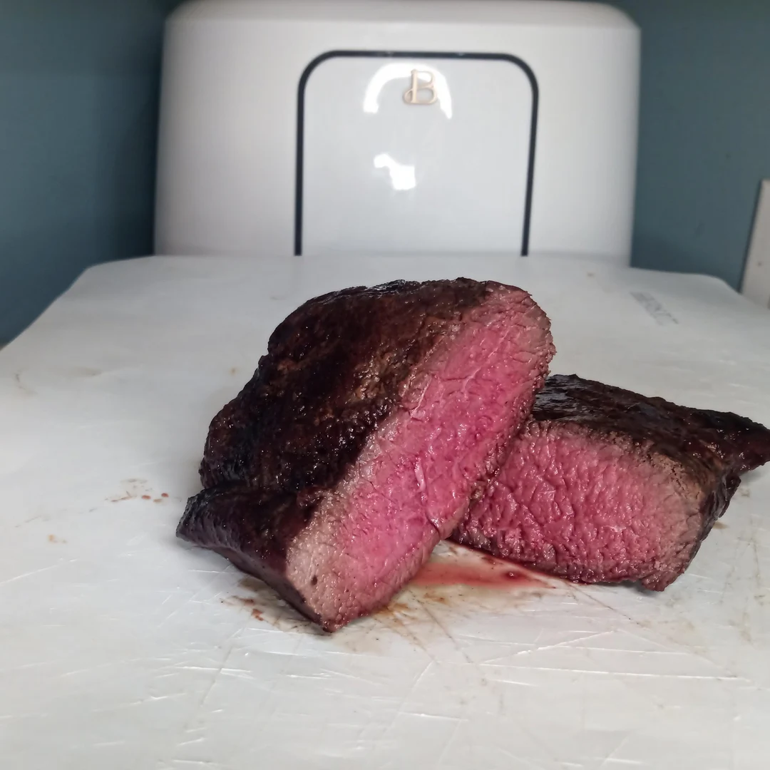 Reverse seared whitetail back strap | Scrolller