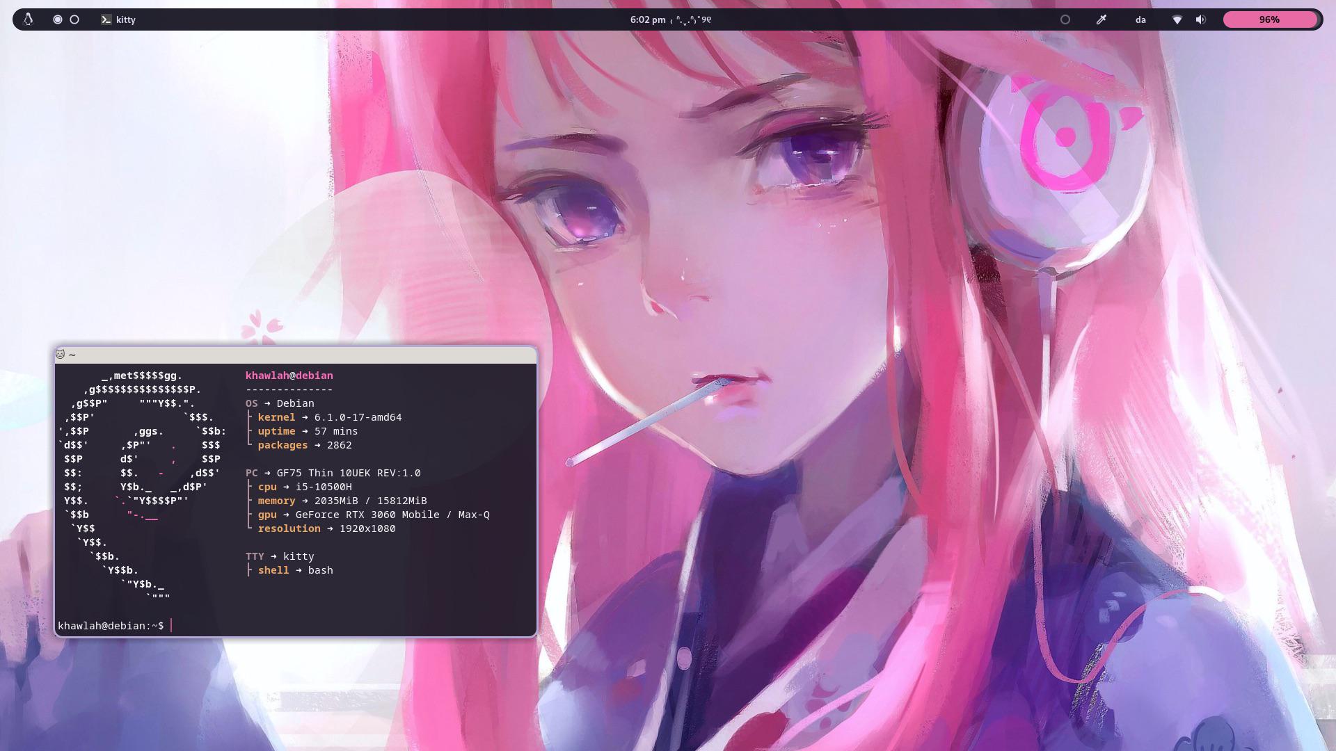 [gnome] my first rice | Scrolller