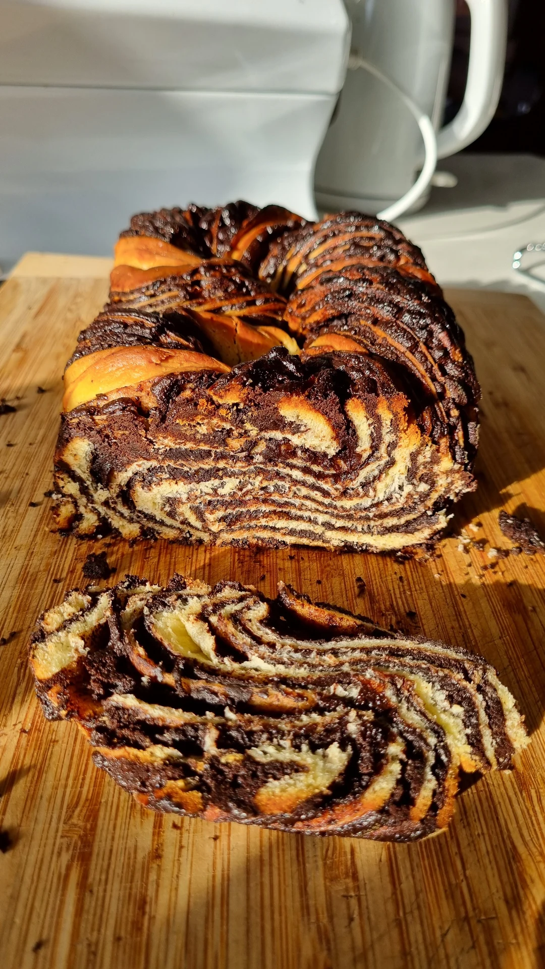 My partner and I tried baking Babka for the first time. It was delicious! | Scrolller