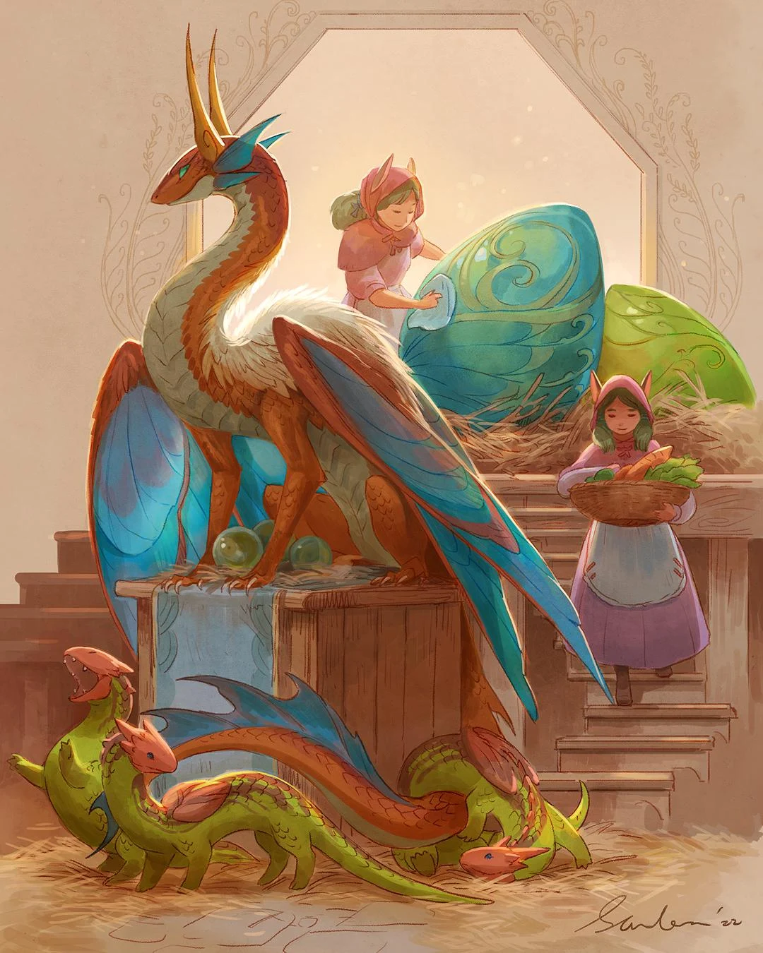 Fairy dragons, by Sandara Tang | Scrolller