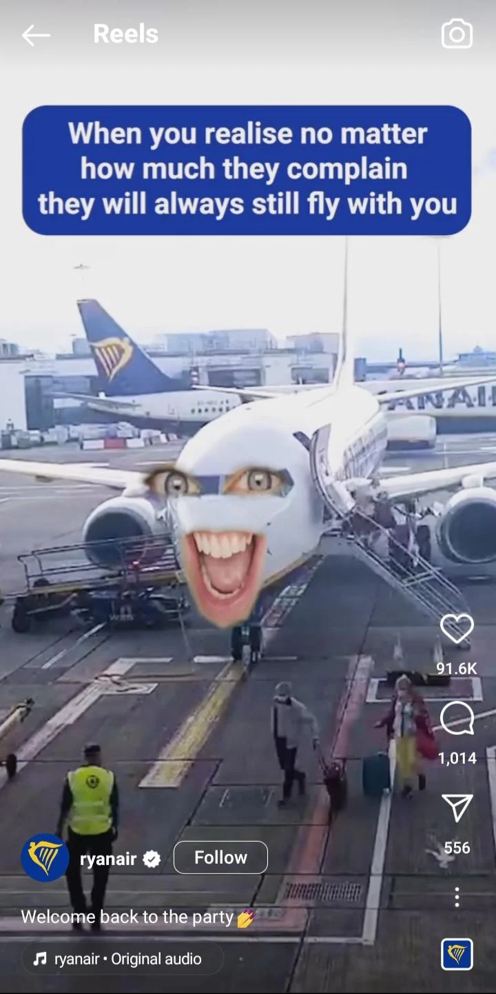 The sheer audacity of Ryanair | Scrolller