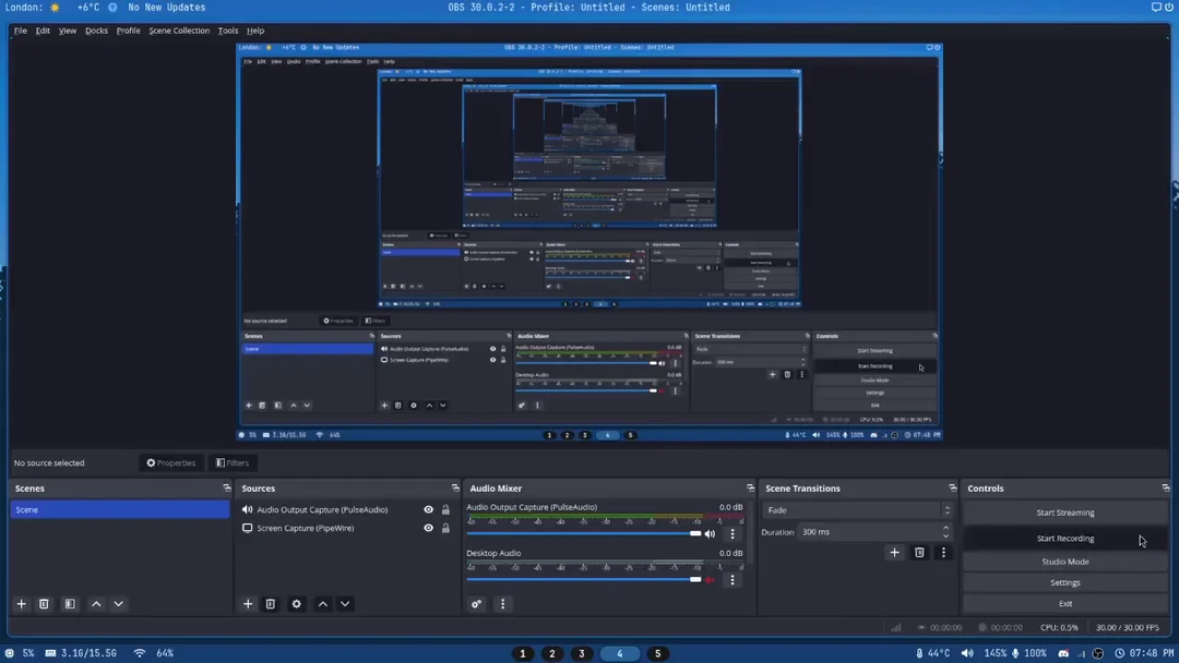 [Hyprland] and arch | Scrolller