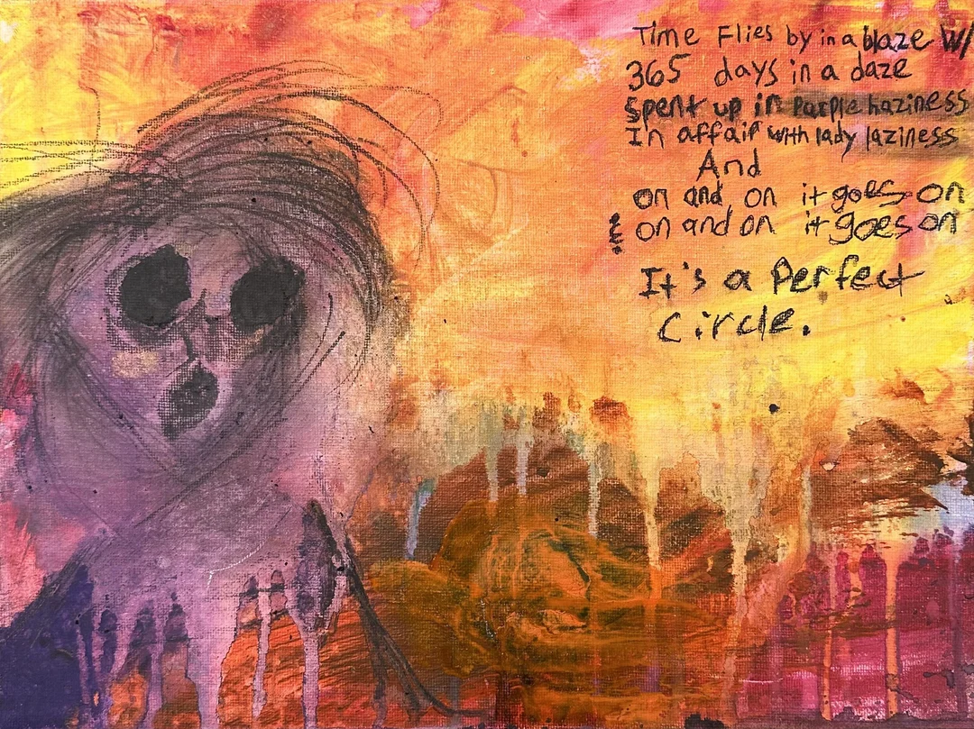 Perfect Circle, Drake (me), mixed media, 2023 | Scrolller