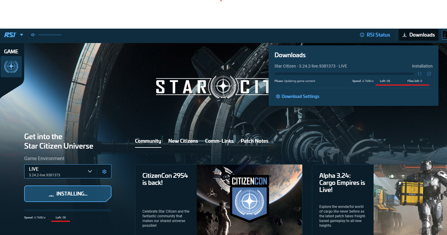 Install not completing - Help | Scrolller