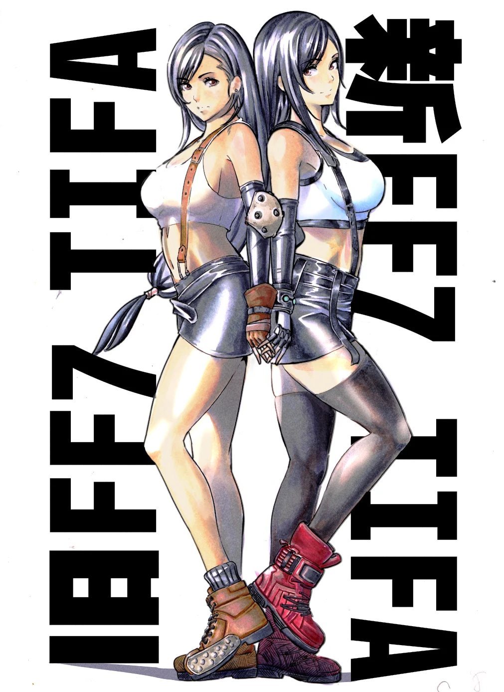 OG and Remake Tifa [art by fer_yoshimiya] | Scrolller